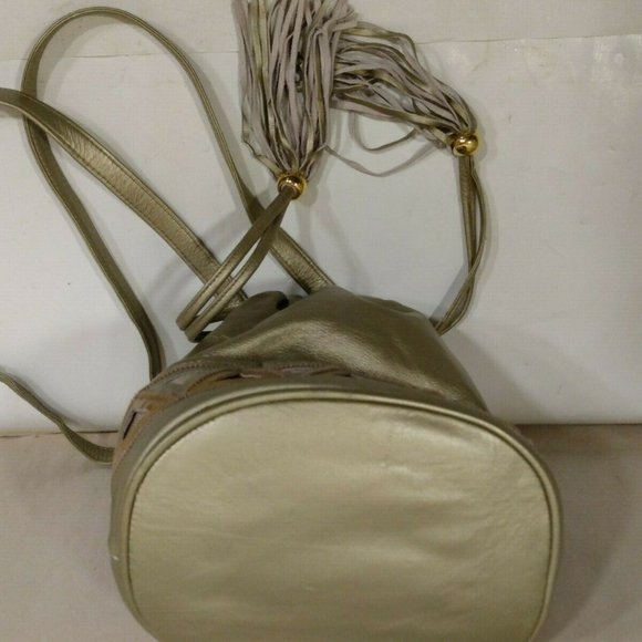 Portofino | Bags | Portofino Collection Gold Leather Purse Shoulder ...